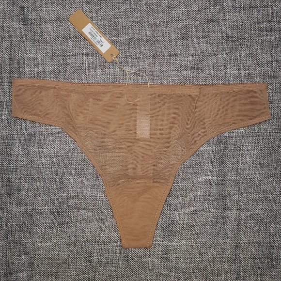 SKIMS | Intimates & Sleepwear | Nwt Skims Small Ultra Fine Mesh Thong ...